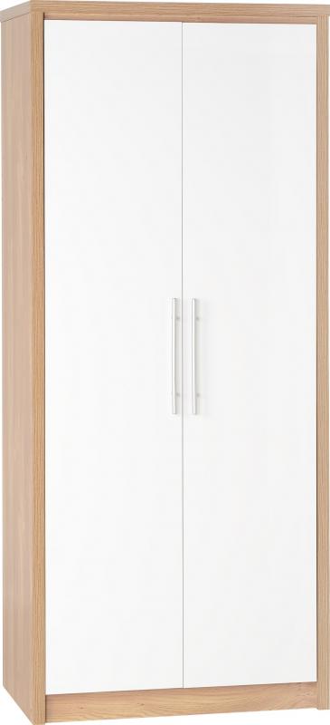 Credit Crunch Carpets Nottingham - Seville 2 Door Wardrobe Light Oak ... Credit Crunch Carpets Nottingham - Seville 2 Door Wardrobe Light Oak ...